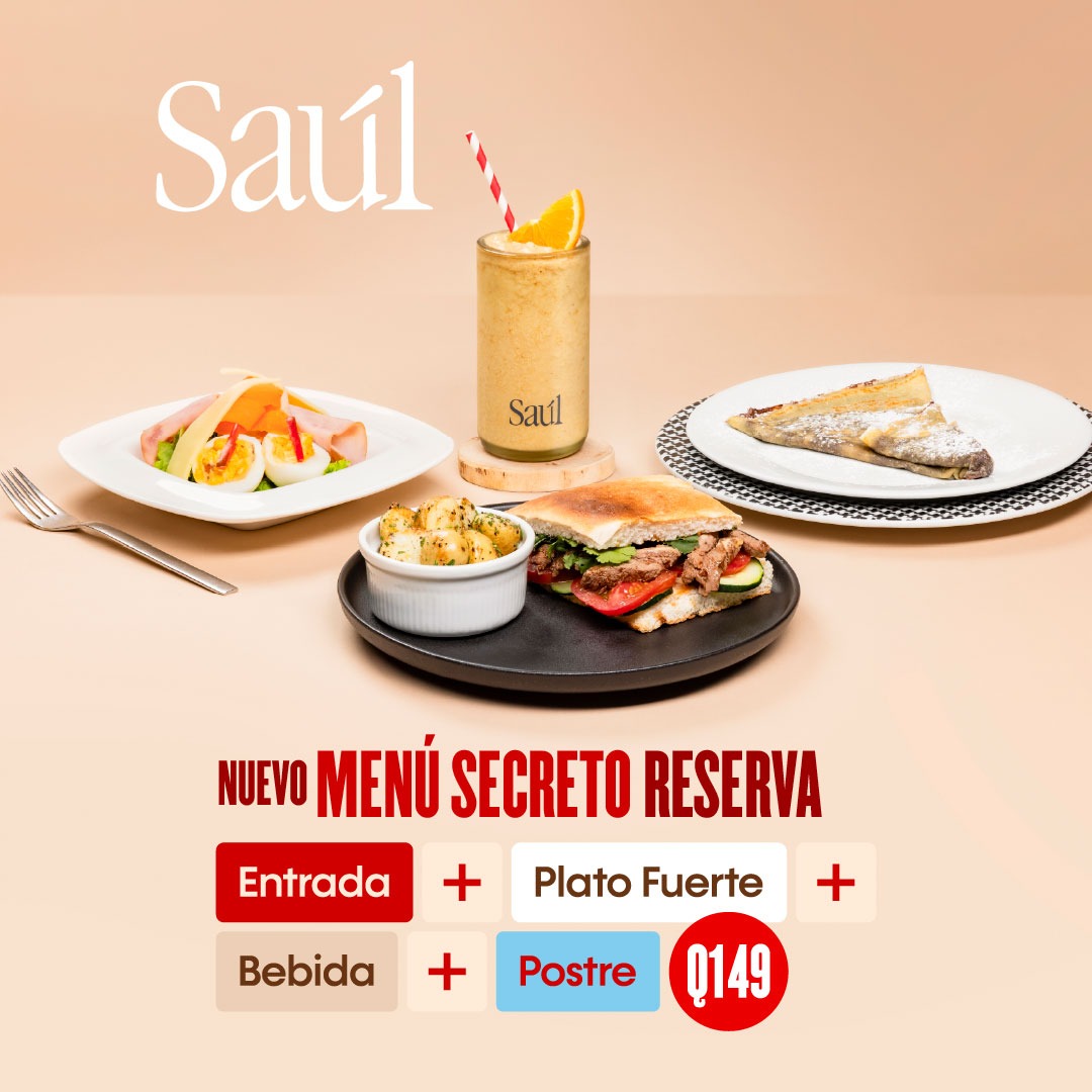 Menu secreto - Saúl E. Mendez Guatemala