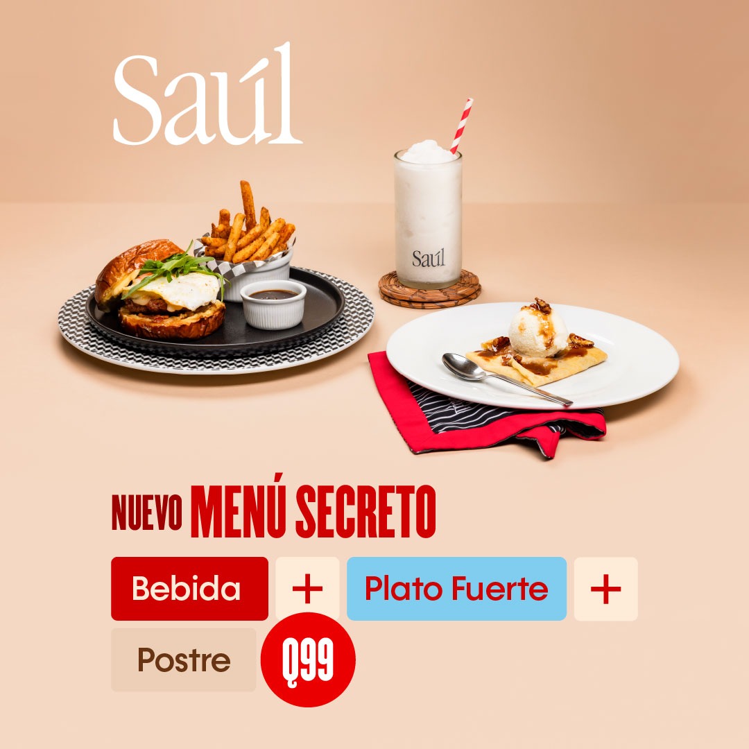 Menu secreto - Saúl E. Mendez Guatemala