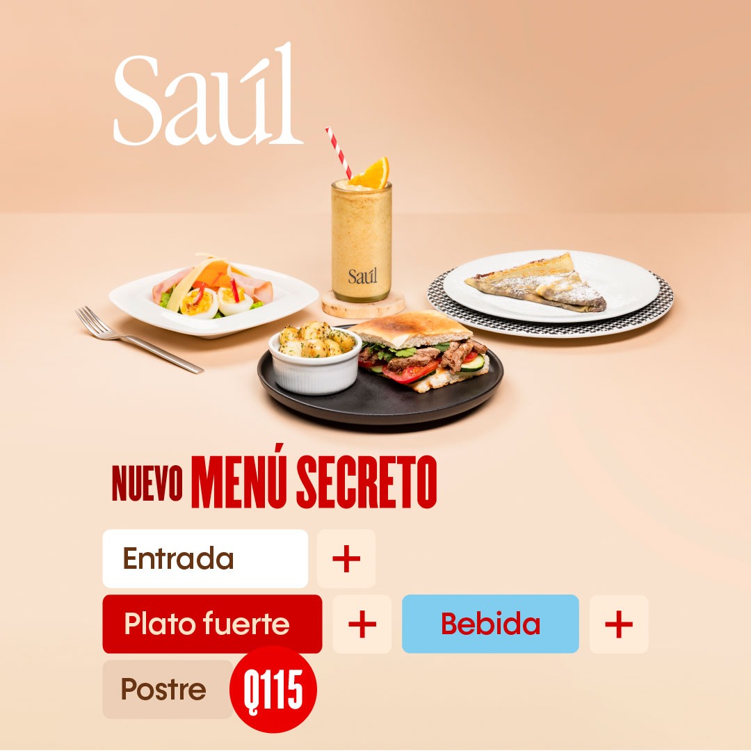 Menu secreto - Saúl E. Mendez Guatemala